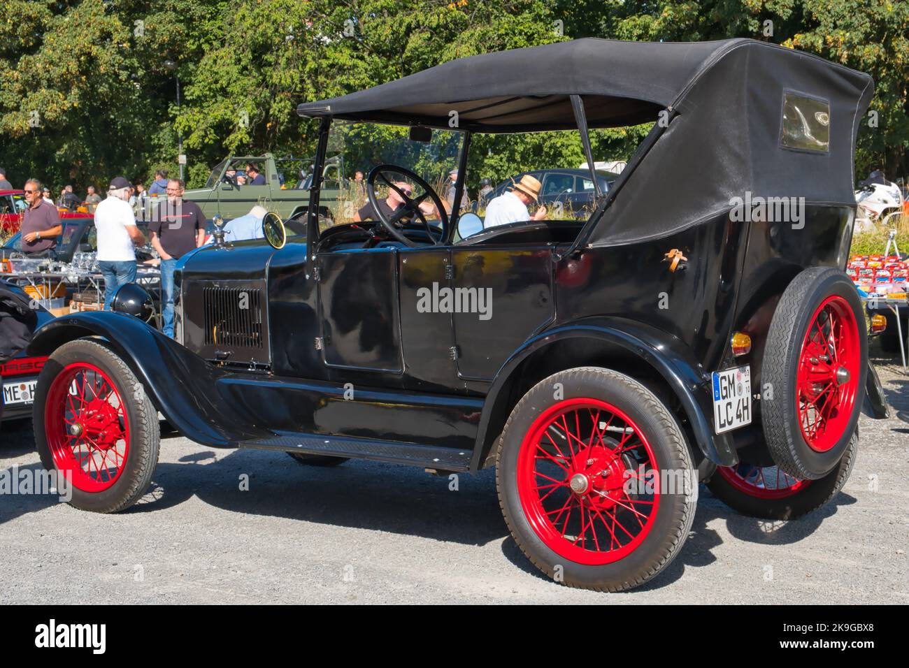 Black Ford Model T, produced from 1908 - 1927 ,oldtimer, classic car ...
