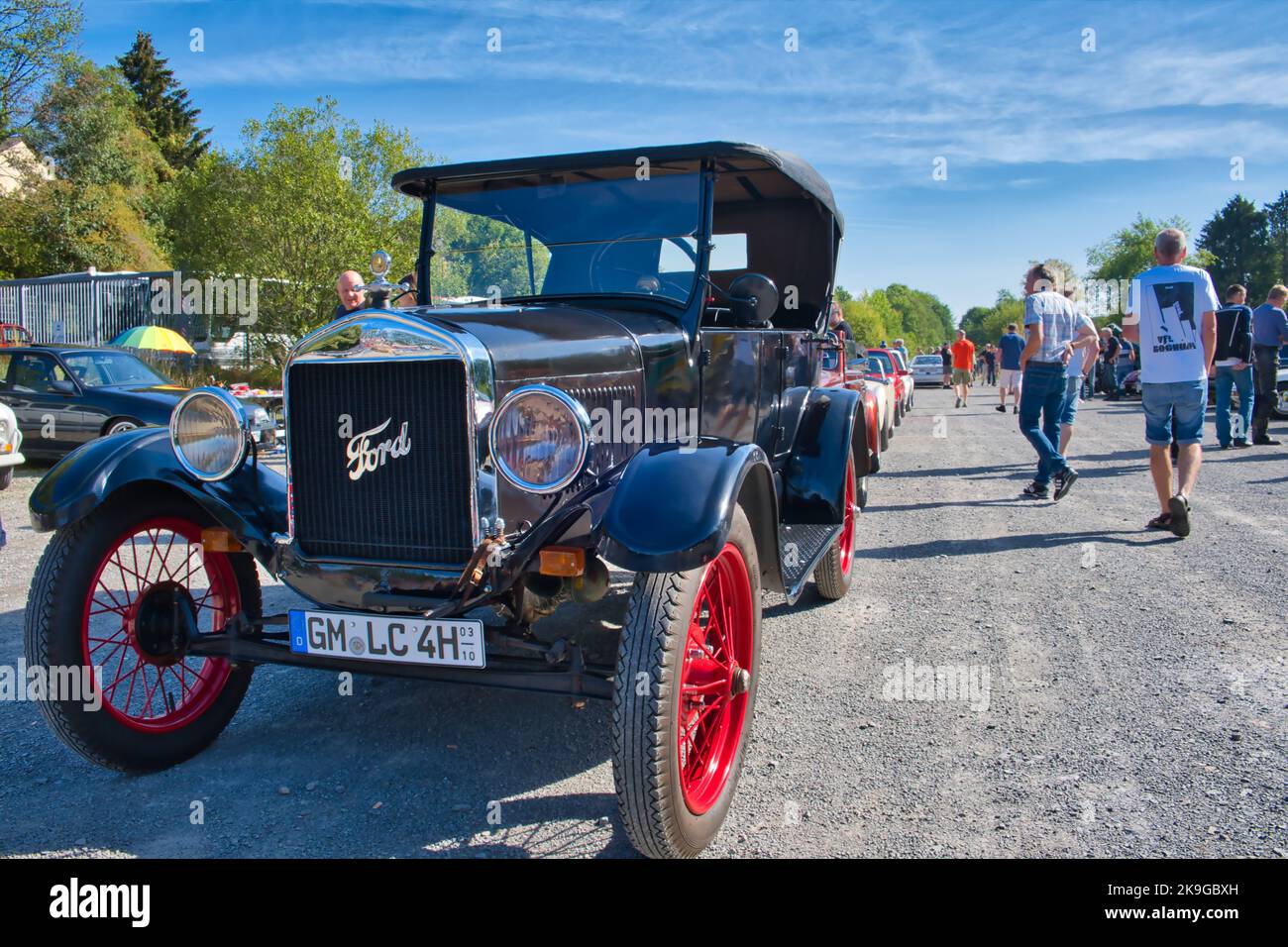 Black Ford Model T, produced from 1908 - 1927 ,oldtimer, classic car ...