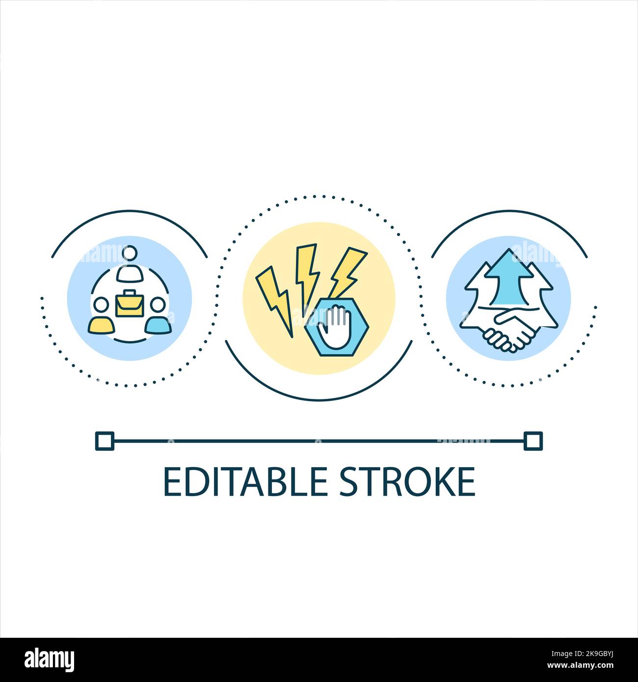 Efficient work environment Stock Vector Images - Alamy