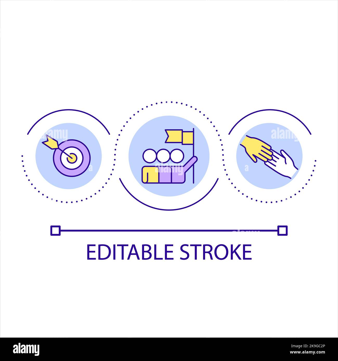 Supportive line drawing hi-res stock photography and images - Alamy