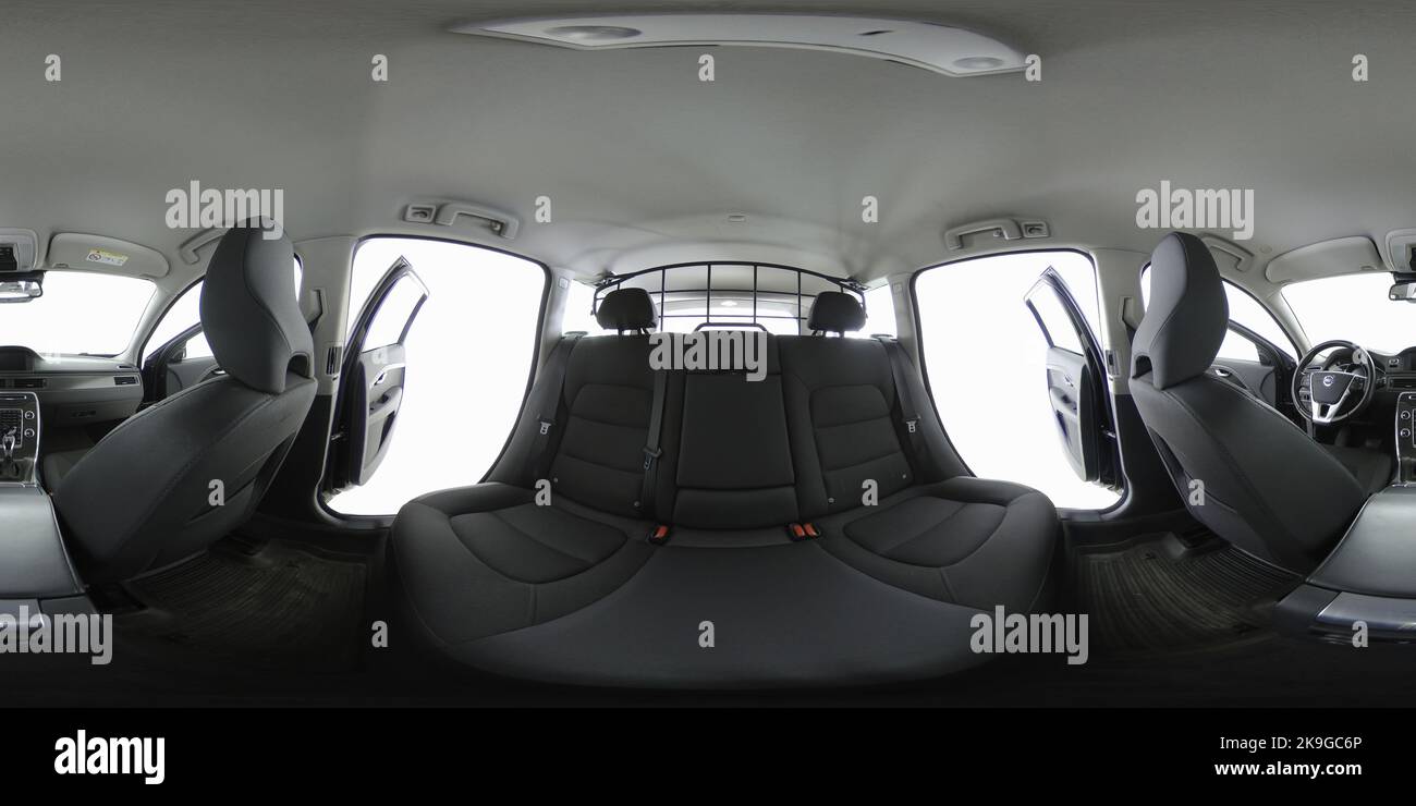 Volvo XC70 D4 AWD 2015 car interior view inside cockpit dashboard ...