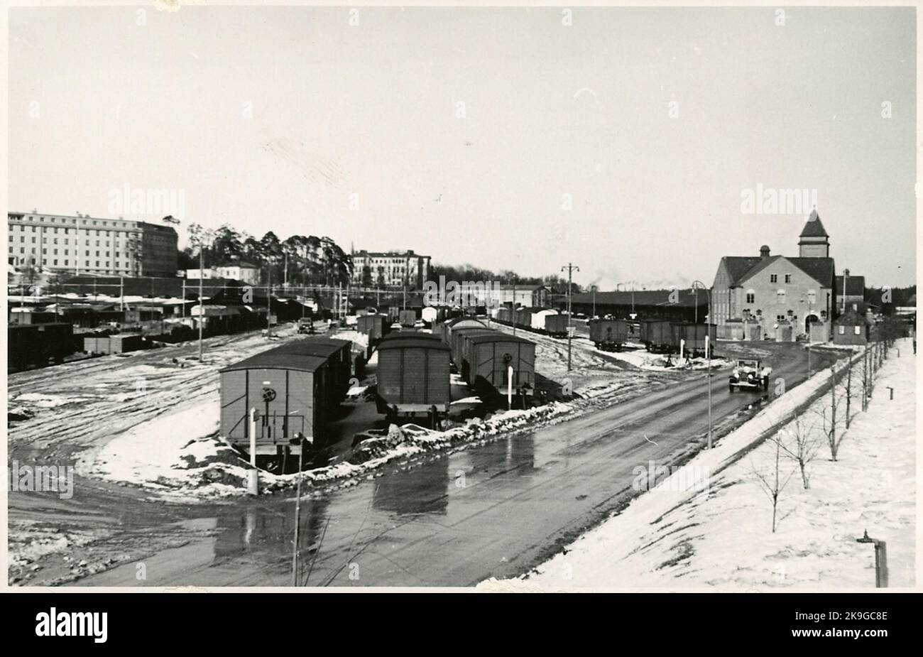 Stockholm Norra station for electrification Stock Photo - Alamy