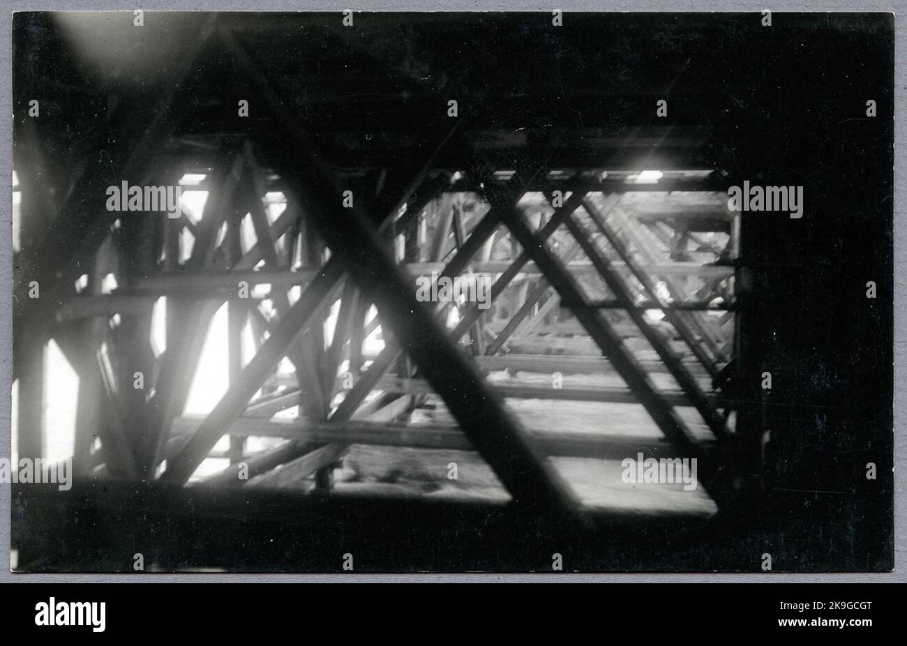 Bridge construction over Ätran Stock Photo - Alamy