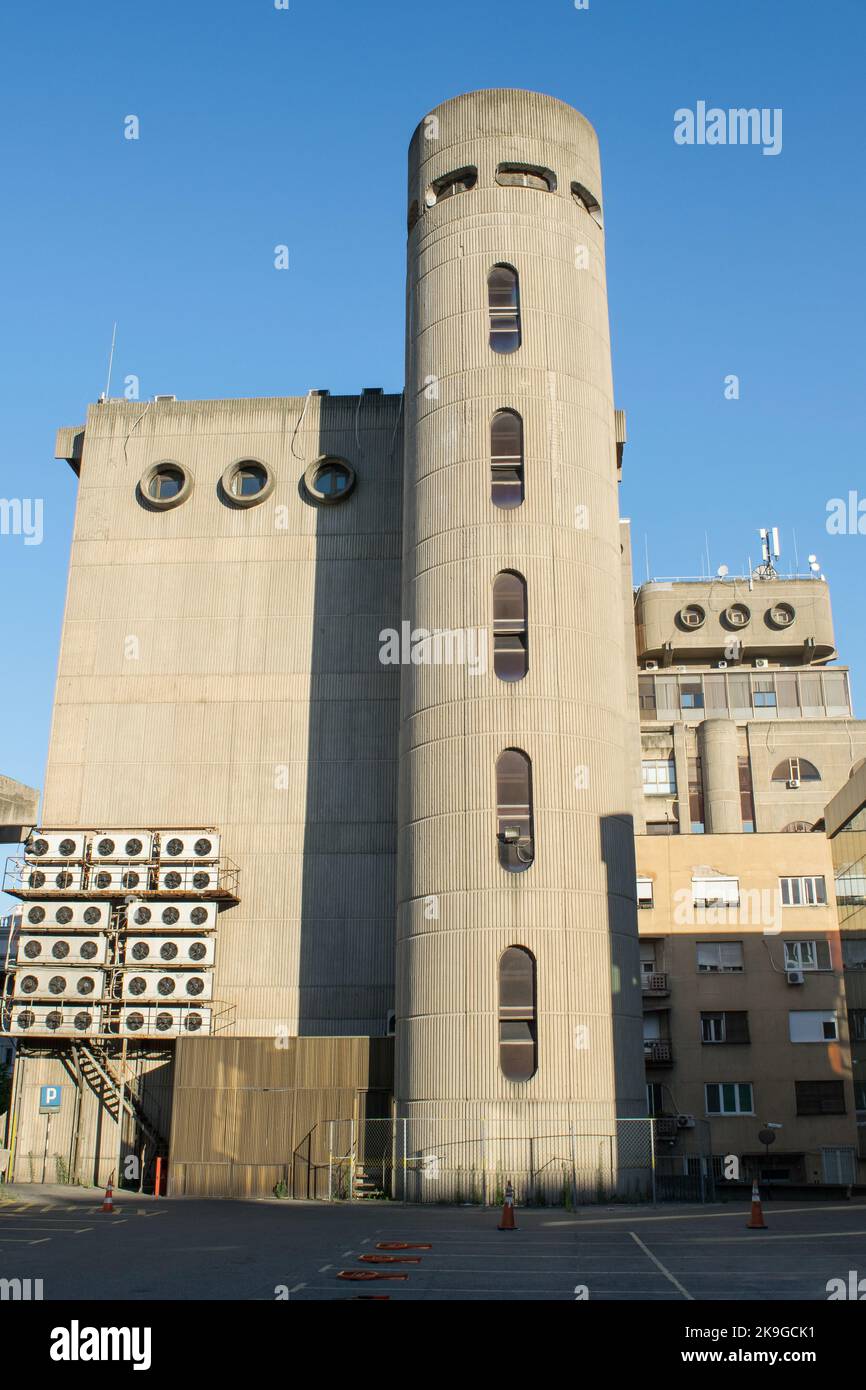 Features of Central Post Office in Skopje, North Macedonia, example of ...