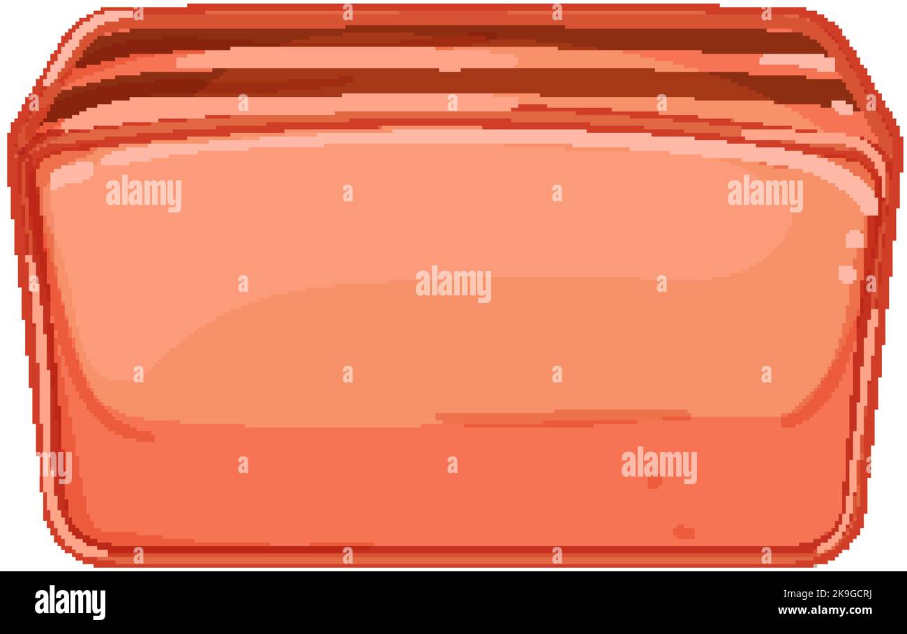 zipper cosmetic pouch cartoon vector illustration Stock Vector Image ...