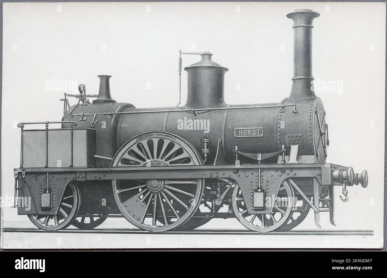 German steam locomotive "Horst Stock Photo - Alamy