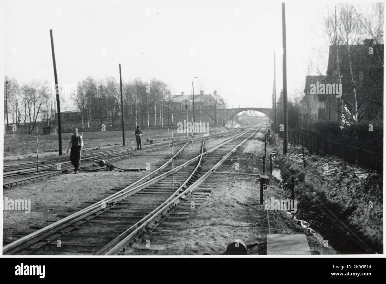Bangård east of Central Station Stock Photo - Alamy