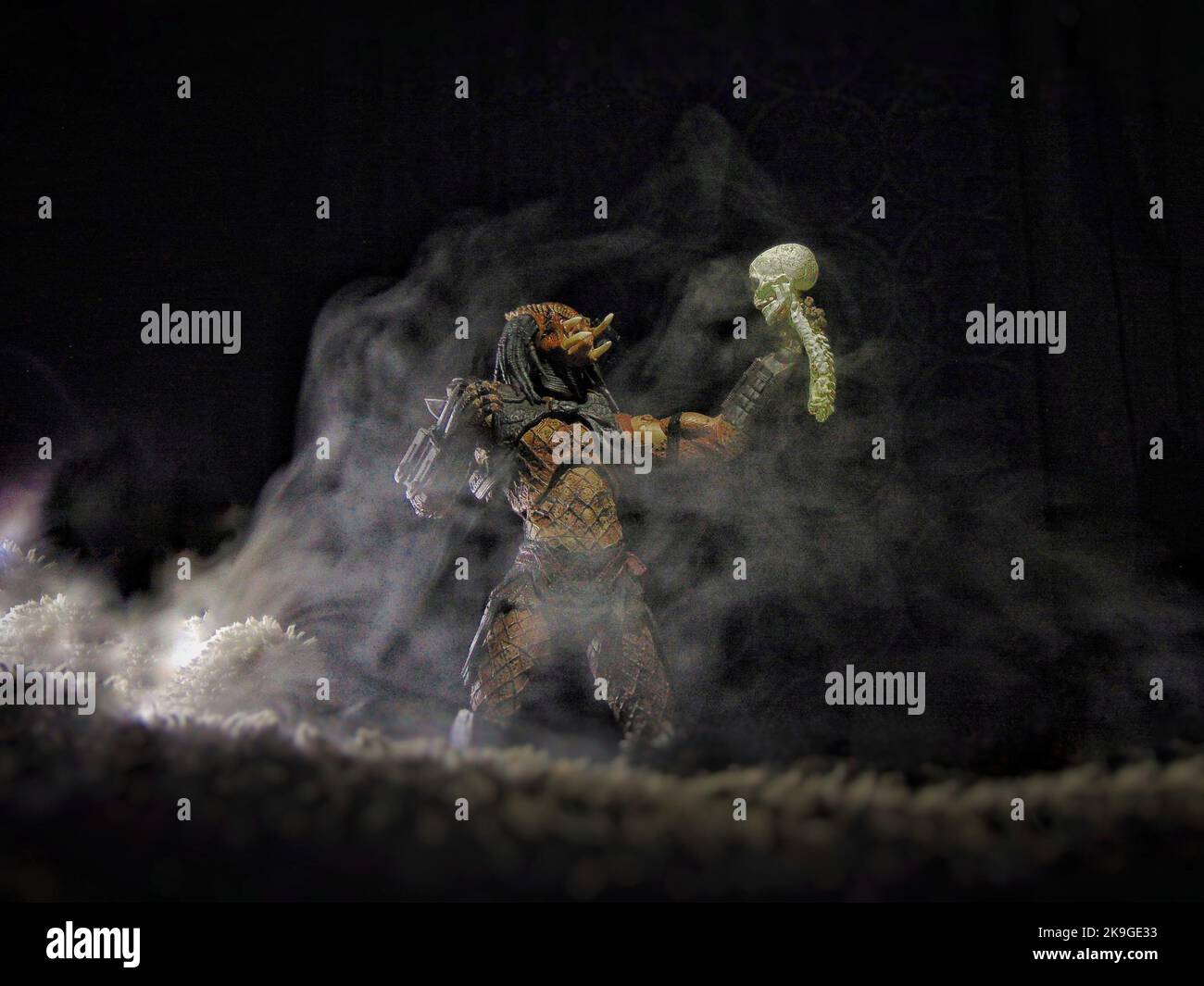 A toy for the predator fans made with action figures and practical ...