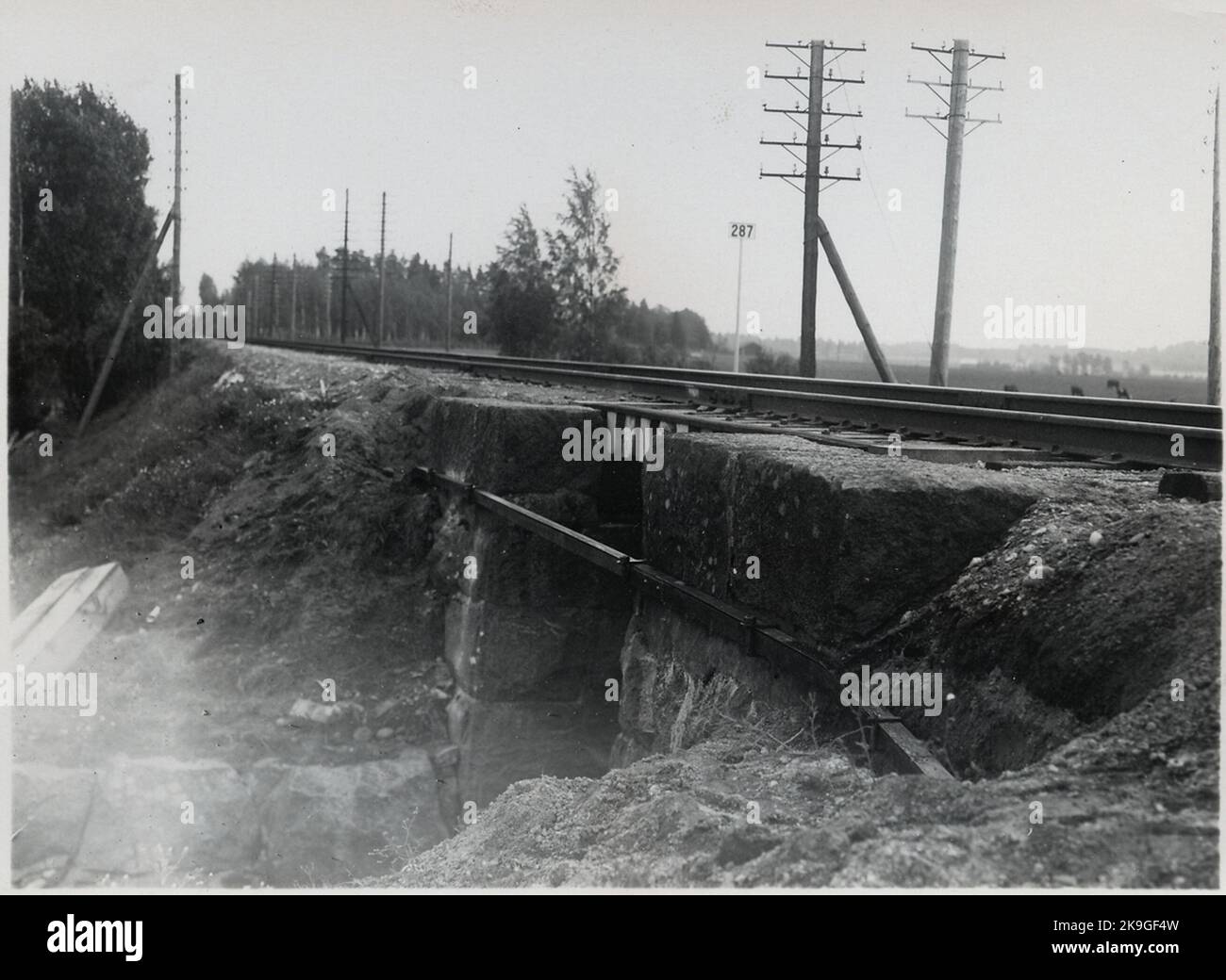 Culvert under the railway Stock Photo - Alamy