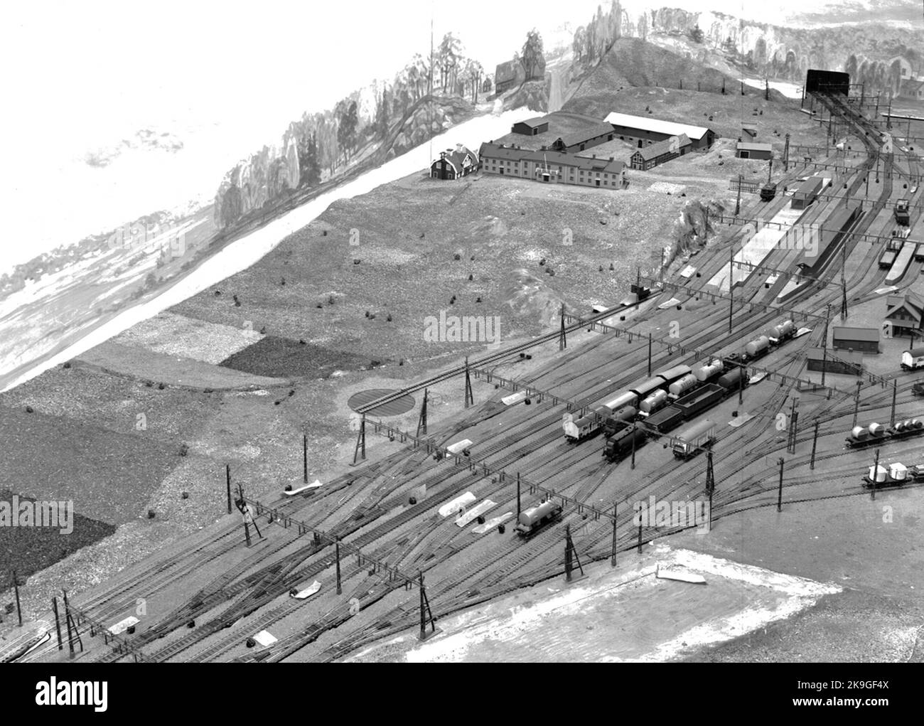 Railway Museum. Model building Stock Photo - Alamy