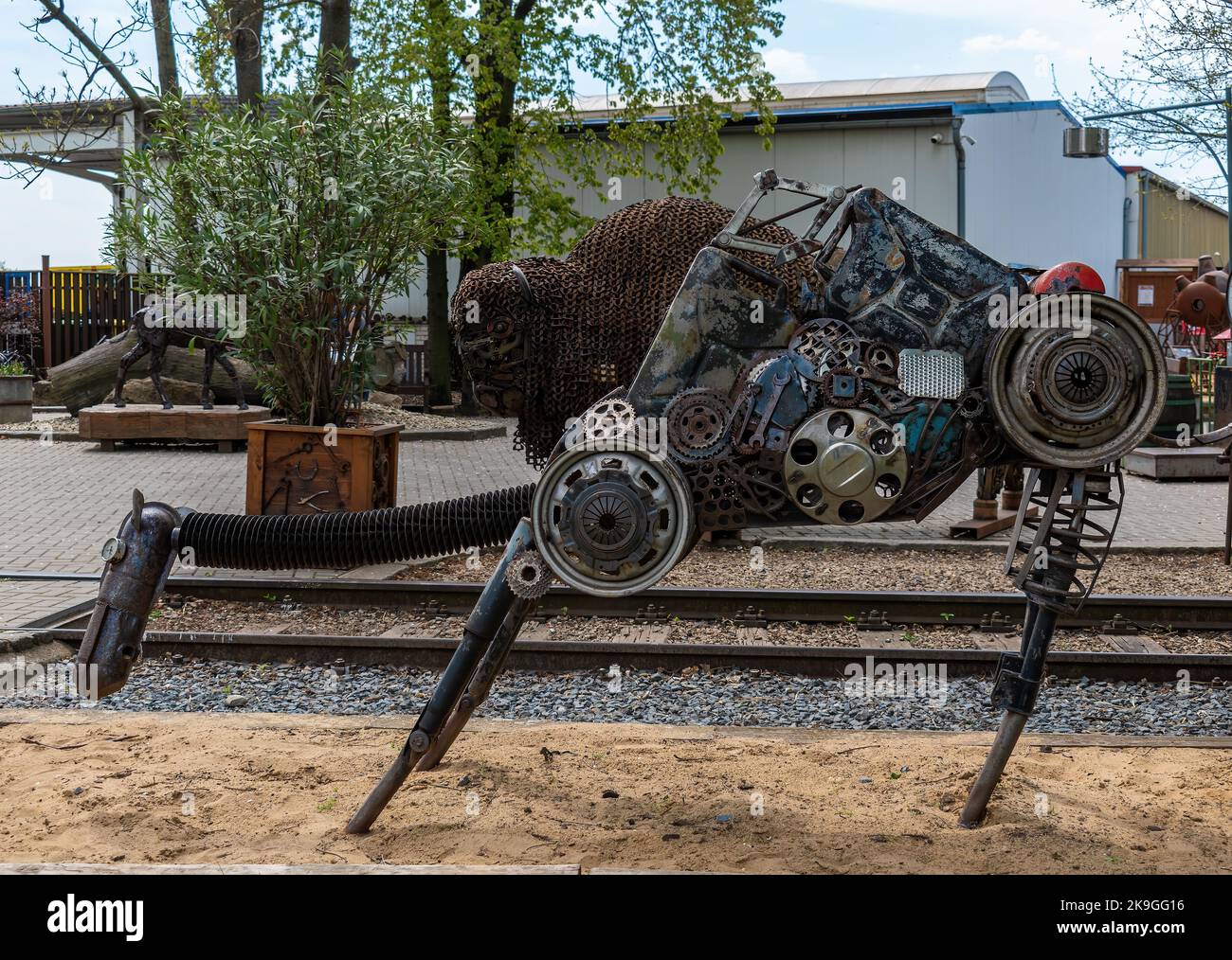 KOVOZOO original exposition of metal waste, technology and retro ...