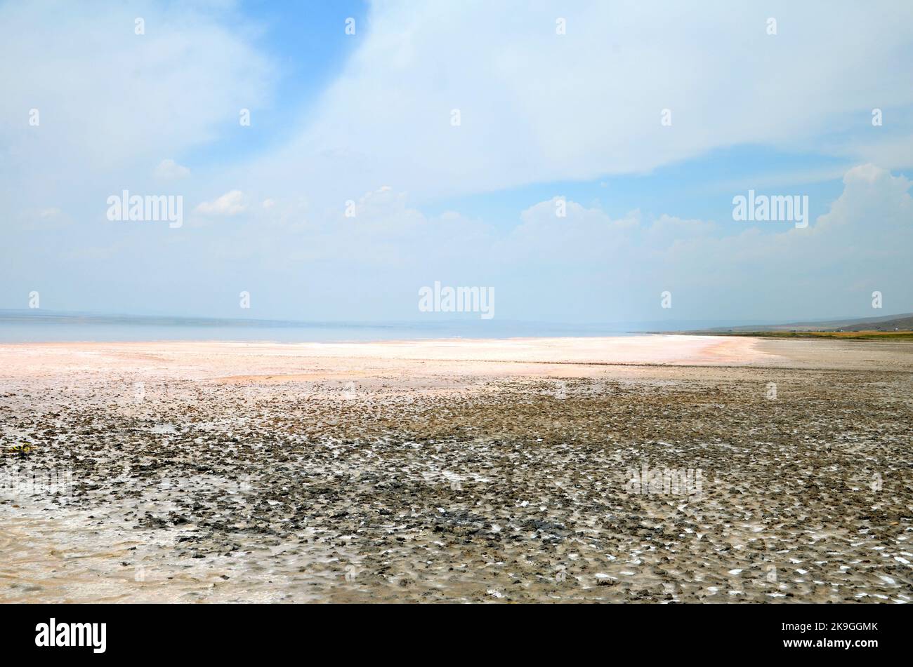 different beautiful colours at "Tuz Gölü" salt lake Stock Photo - Alamy