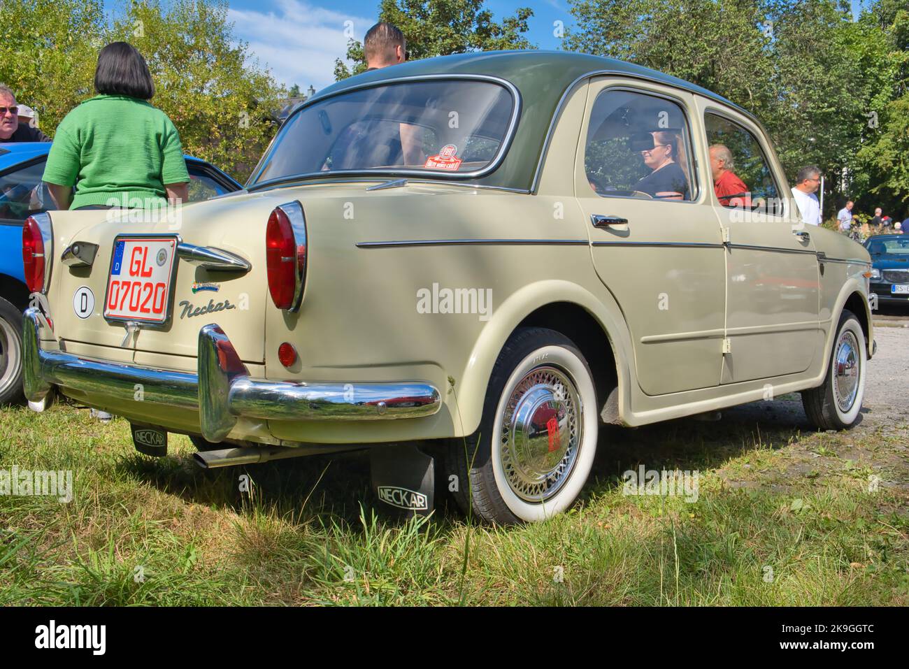 NSU - Fiat Neckar , produced 1957-1960 , old timer car , diagonal rear ...
