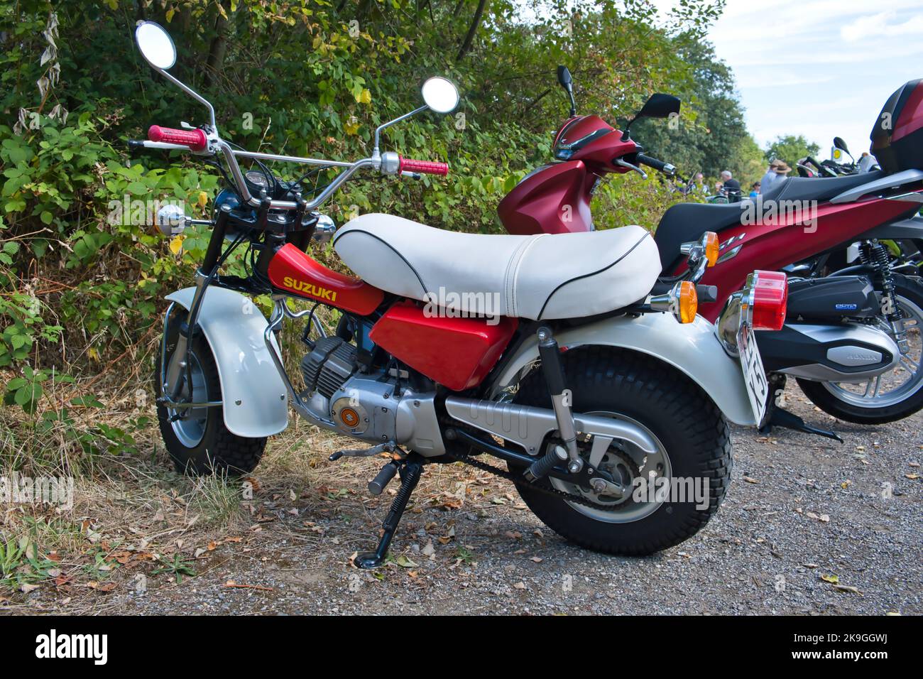Suzuki RV 125 from the seventies classic motorbike Stock Photo - Alamy