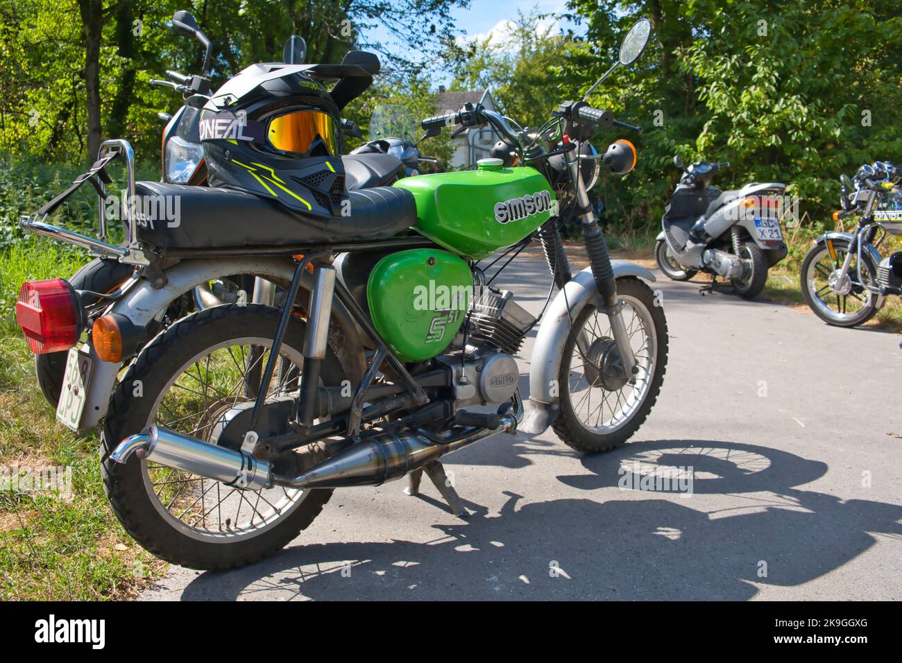 German motorcycle, Simson B S51 from the eighties Stock Photo - Alamy