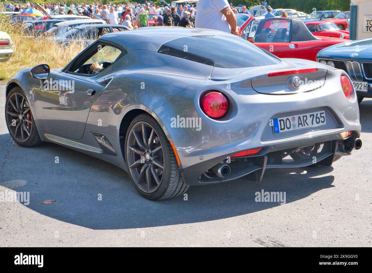 Alfa Romeo 4 C , rear view, classic car Stock Photo - Alamy
