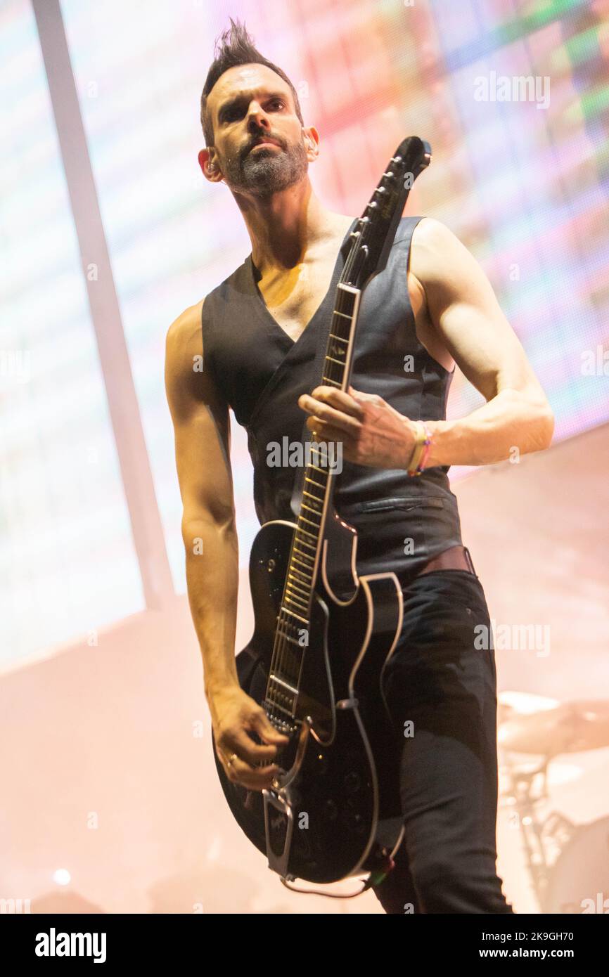 Milan Italy. 27 October 2022. The British band PLACEBO performs live on ...