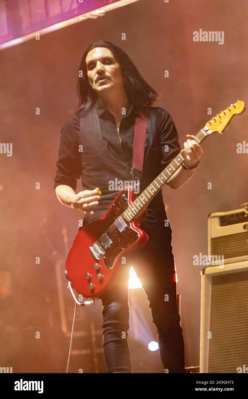 Milan Italy. 27 October 2022. The British band PLACEBO performs live on ...