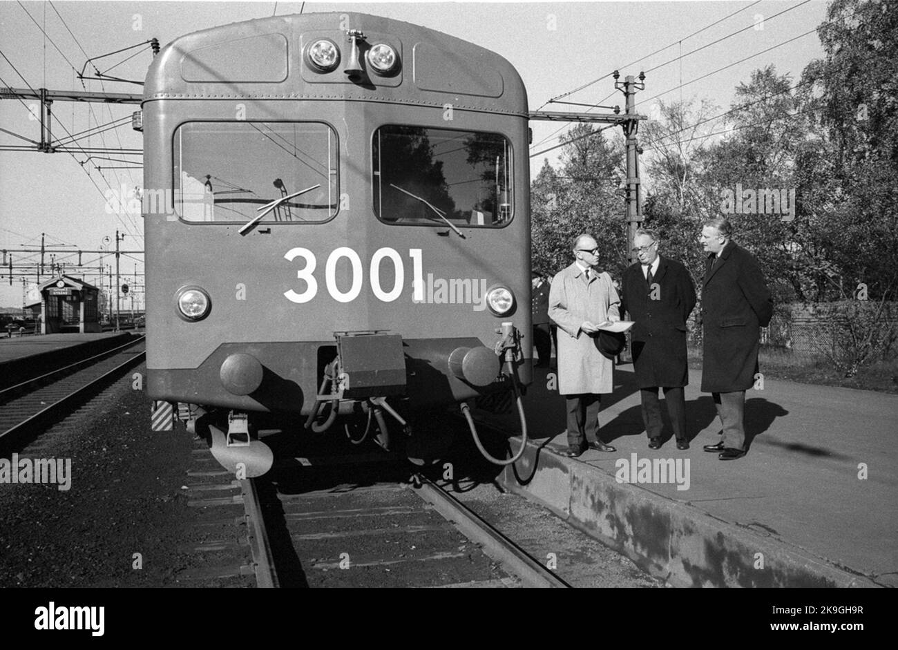 State Railways, SJ X1 3001. Viewing Local Train. Södertälje Södra Stock ...