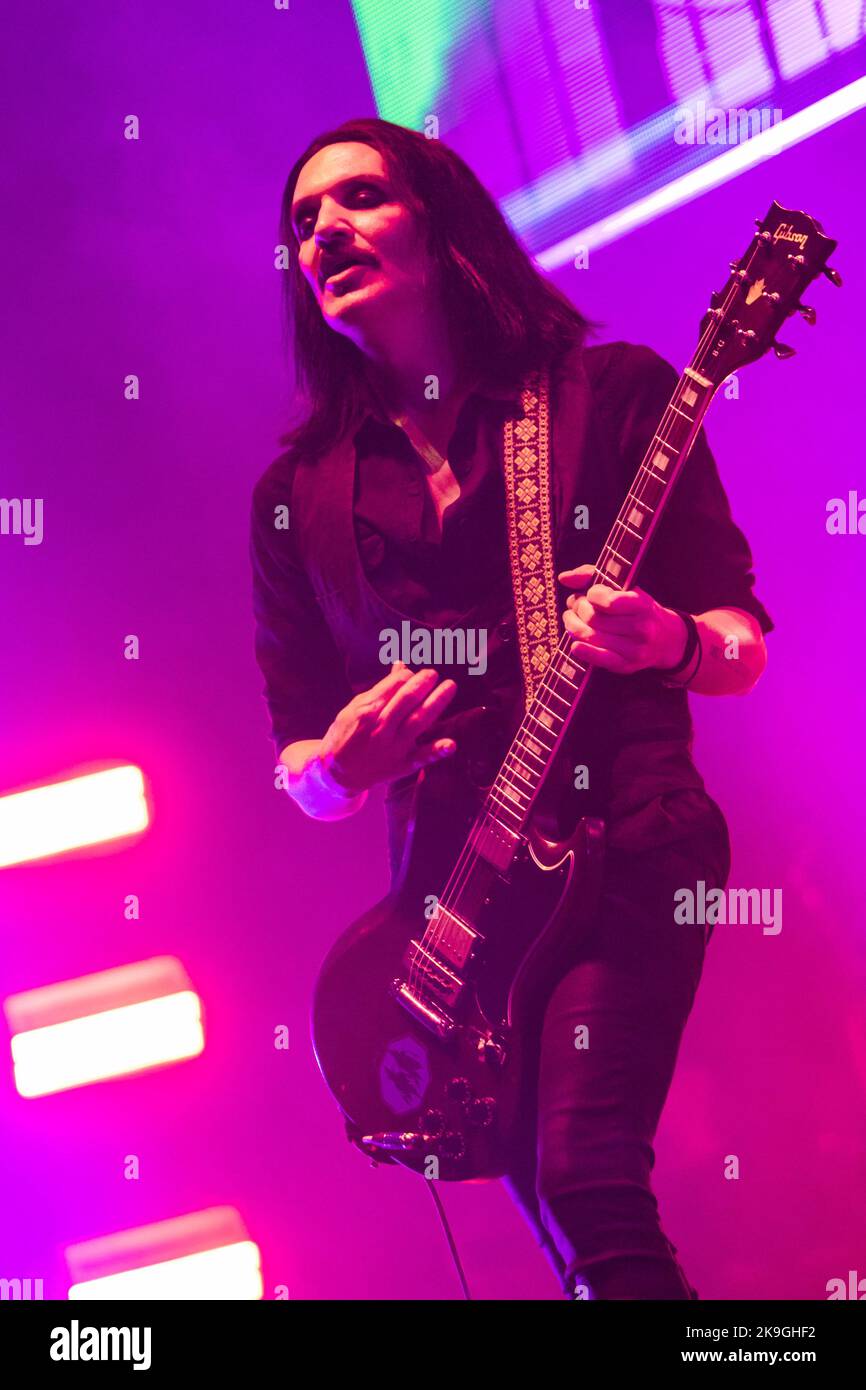 Milan Italy. 27 October 2022. The British band PLACEBO performs live on ...
