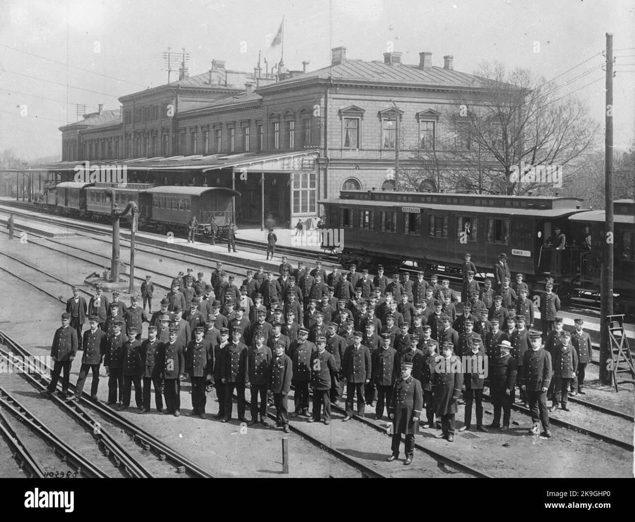 The station house Stock Photo - Alamy