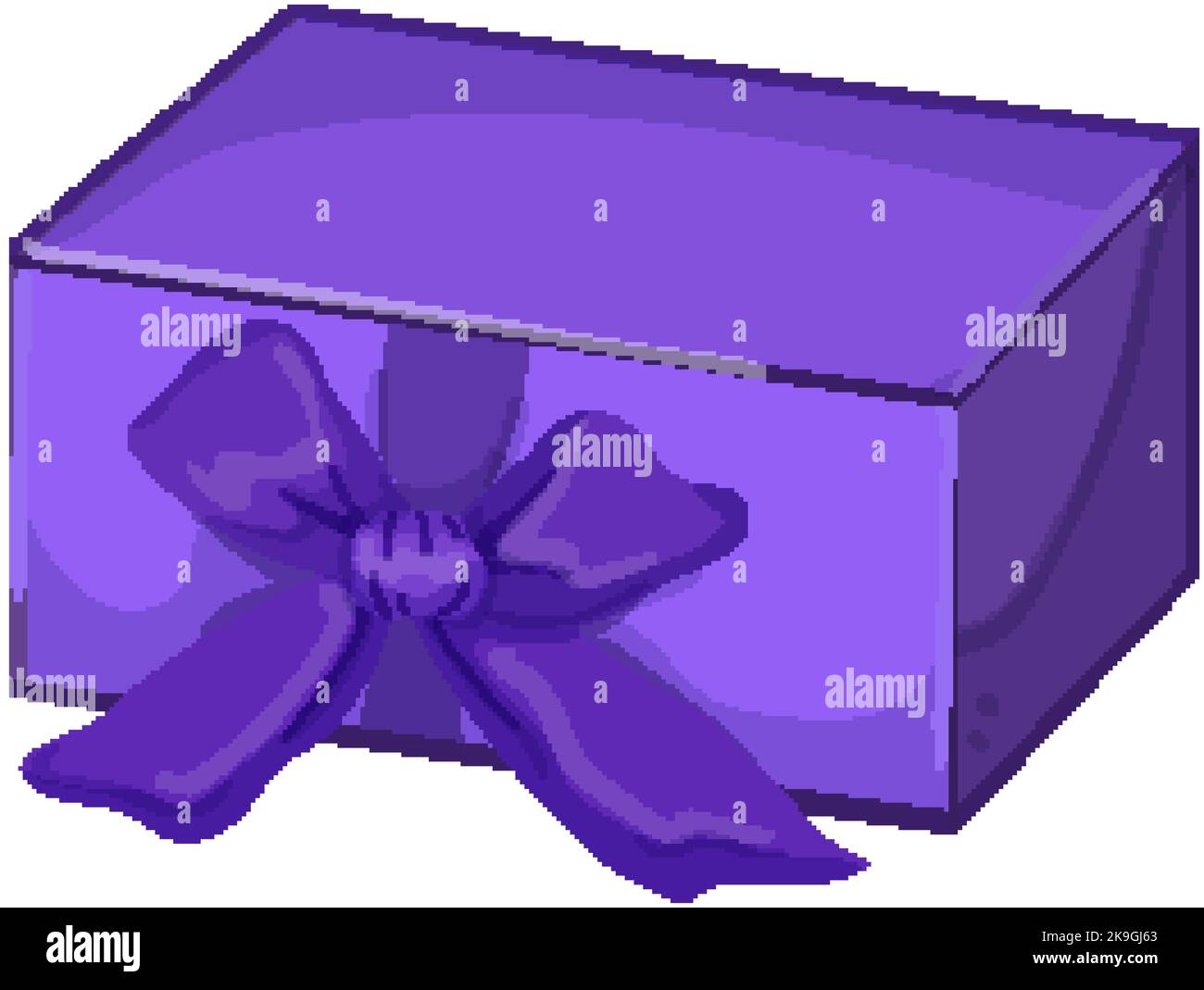 bow gift box cartoon vector illustration Stock Vector Image & Art - Alamy