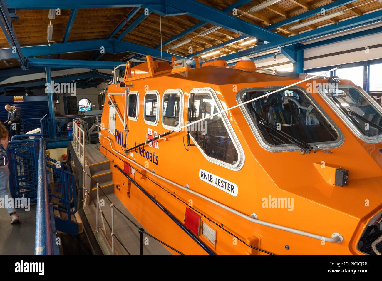 A View of the RNLI lifeboat in Cromer Norfolk England UK Stock Photo ...
