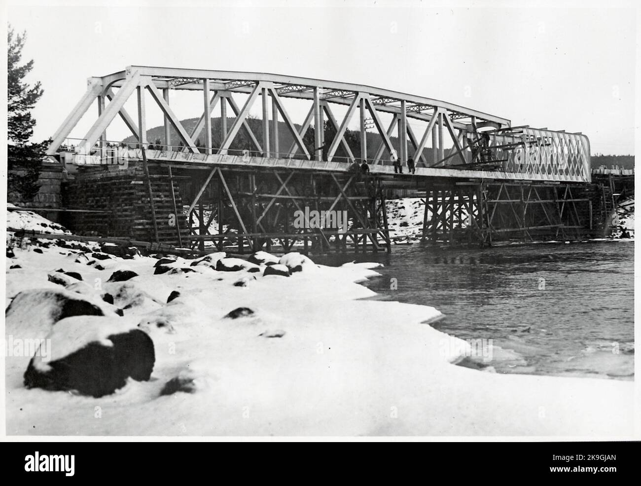 Bridge over Ljungan at Erikslund Stock Photo - Alamy