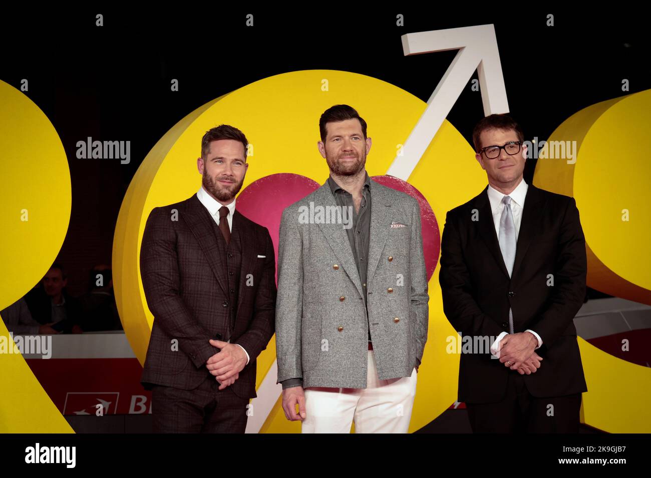 October 22, 2022, Roma, RM, Italy: Luke Macfarlane (L), Billy Eichner ...