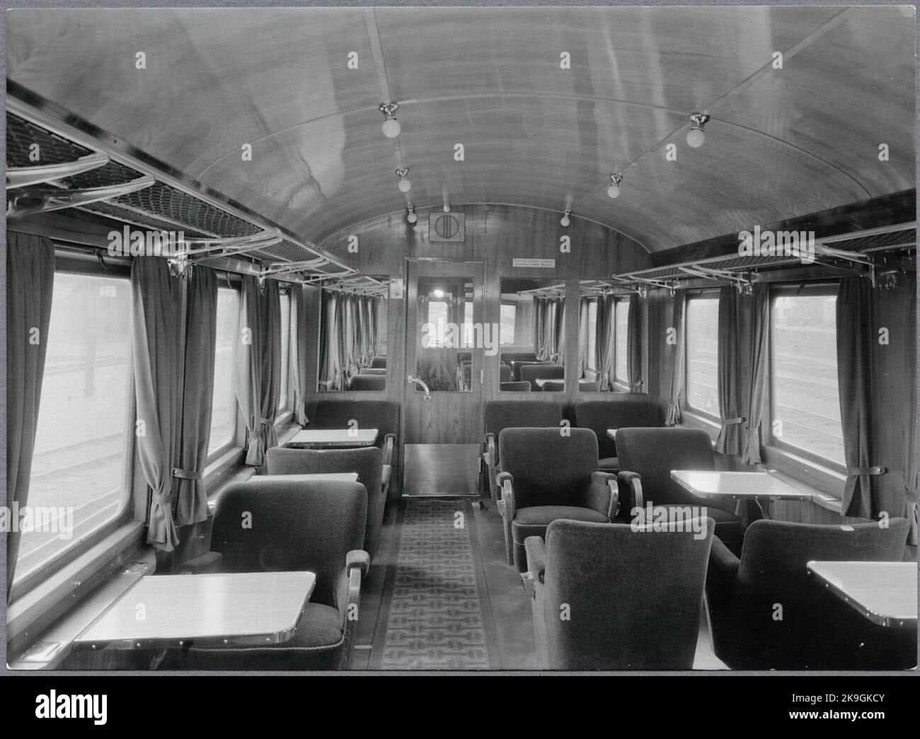 Interior in one of the wagons for the express train Gothenburg Stock ...