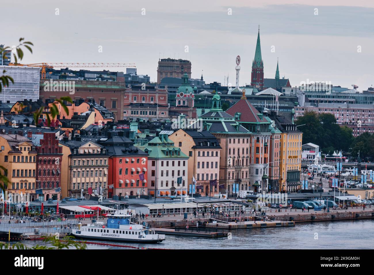 Stockholm, Sweden - Sept 2022: Waterfront old colourful buildings ...