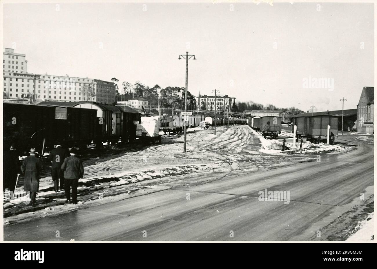 Stockholm Norra station for electrification Stock Photo - Alamy
