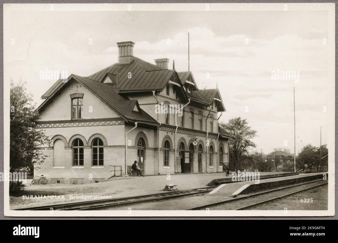 Surahammar the railway station Stock Photo - Alamy