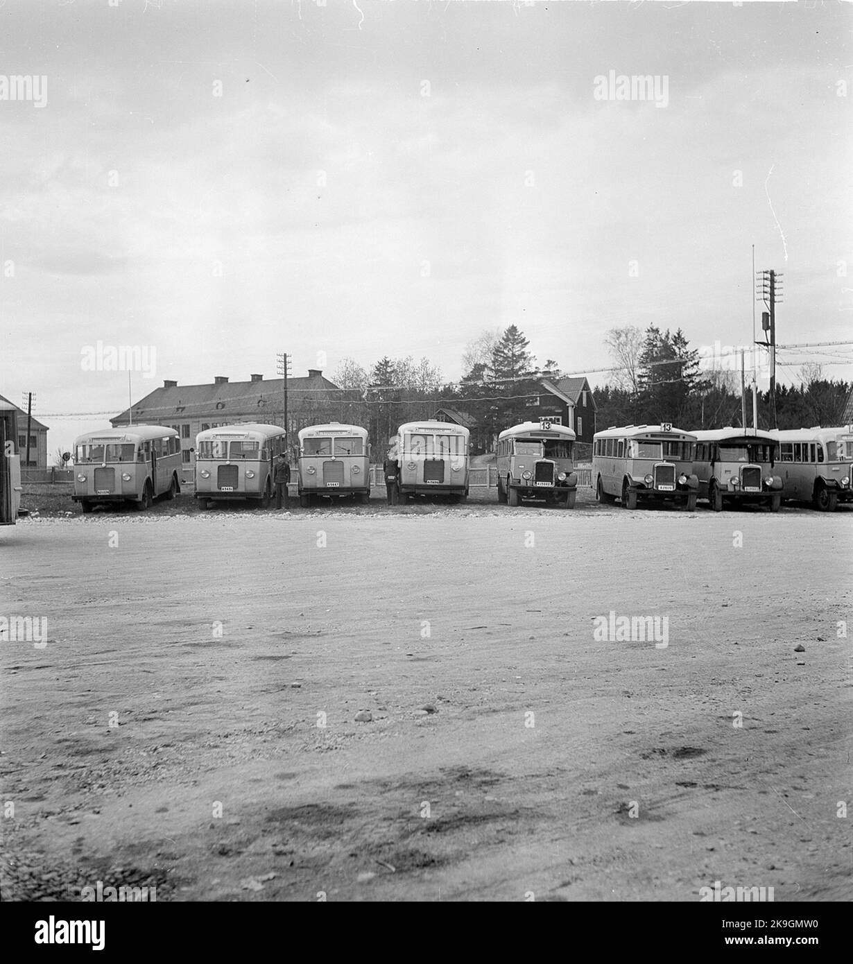 State Railways, SJ Lands Road buses Stock Photo - Alamy