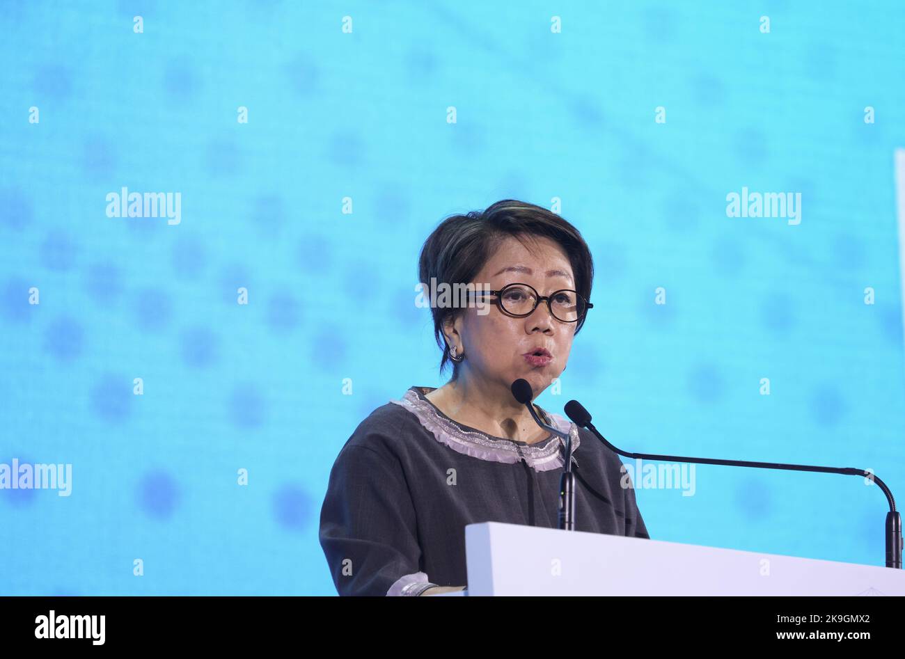 Laura Cha Shih May-lung, chairwoman of Hong Kong Exchanges and Clearing ...