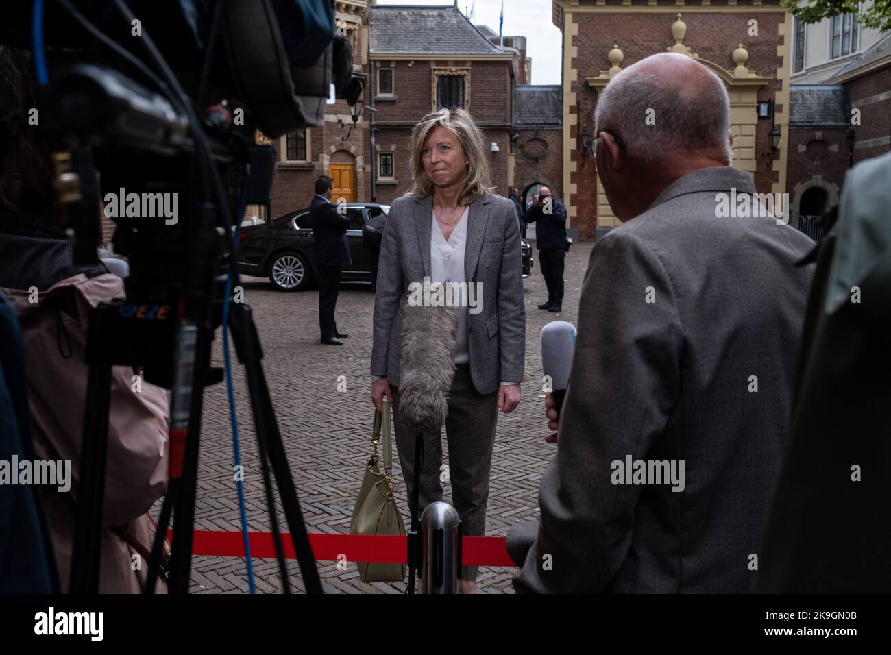 Netherlands, The Hague on 2022-09-22. Arrival of the cabinet at the ...