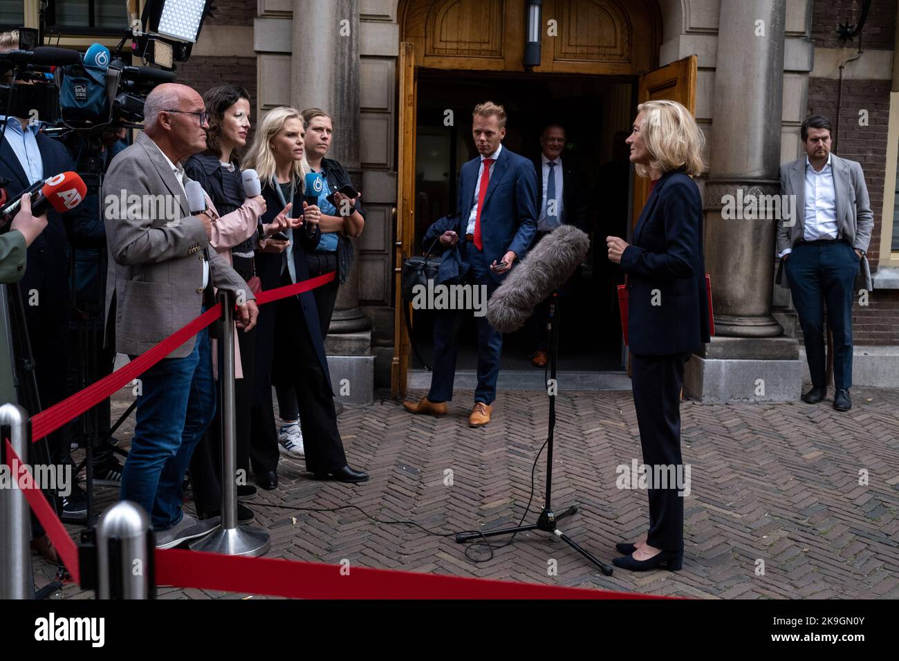 Netherlands The Hague On 2022 09 22 Arrival Of The Cabinet At The