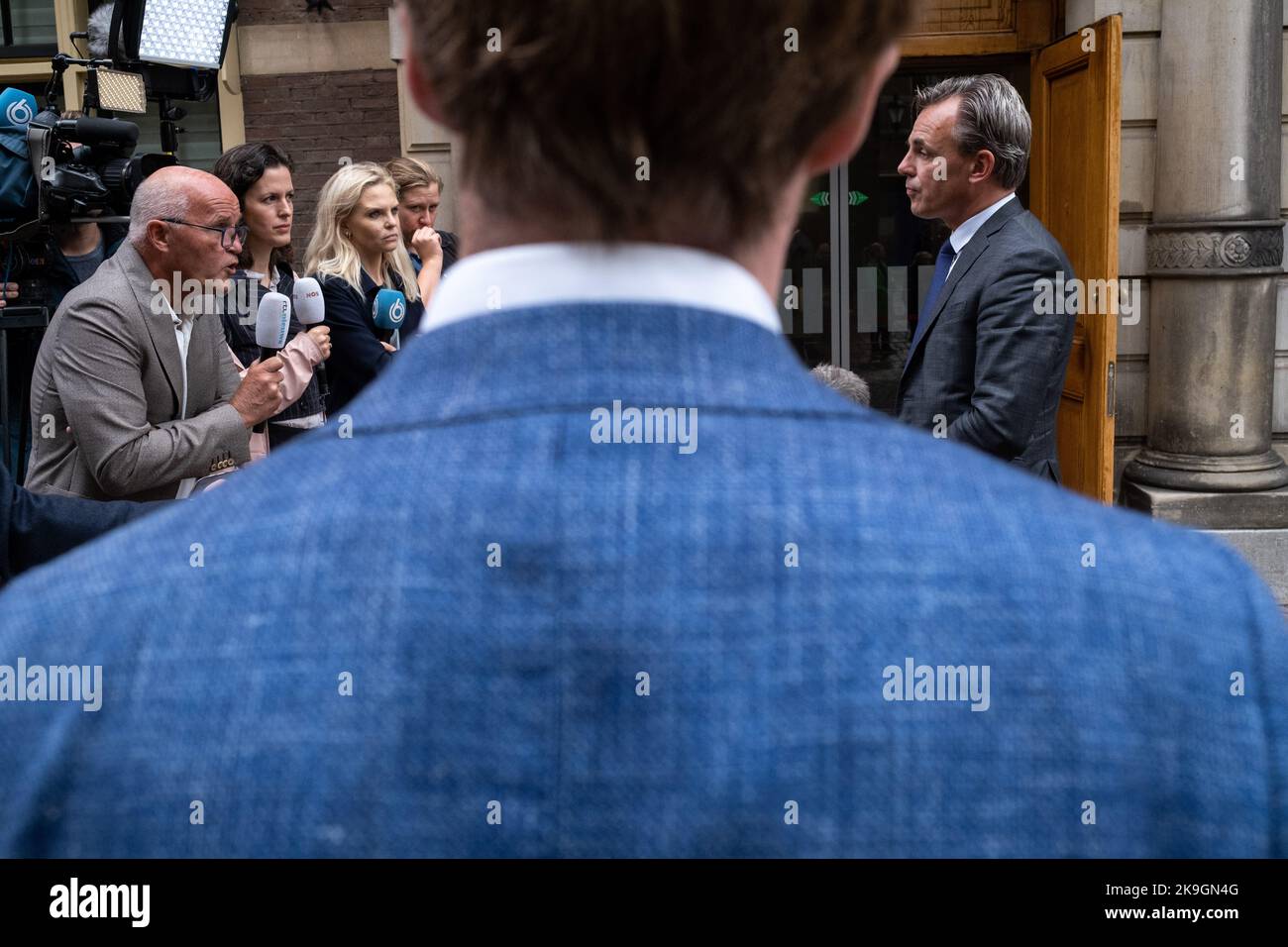 Netherlands, The Hague on 2022-09-22. Arrival of the cabinet at the ...