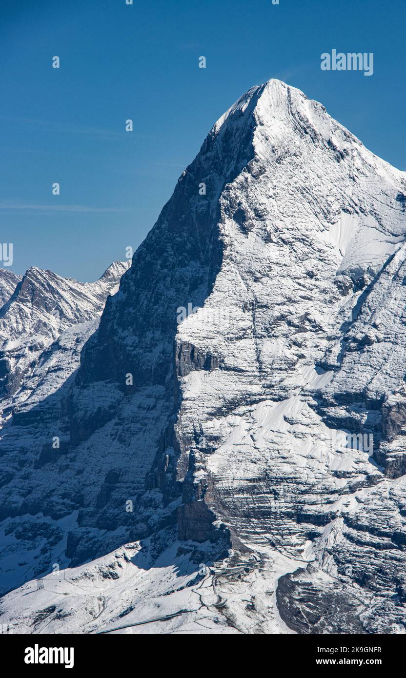 Mountain Eiger, Lauterbrunnen valley, Switzerland. September 2022 Stock ...