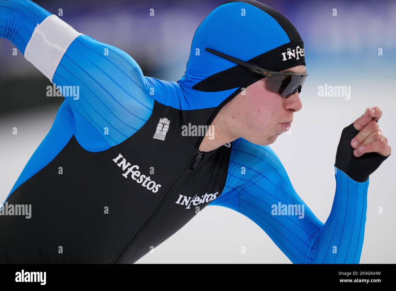HEERENVEEN, NETHERLANDS - OCTOBER 28: Stijn van de Bunt of Team ...