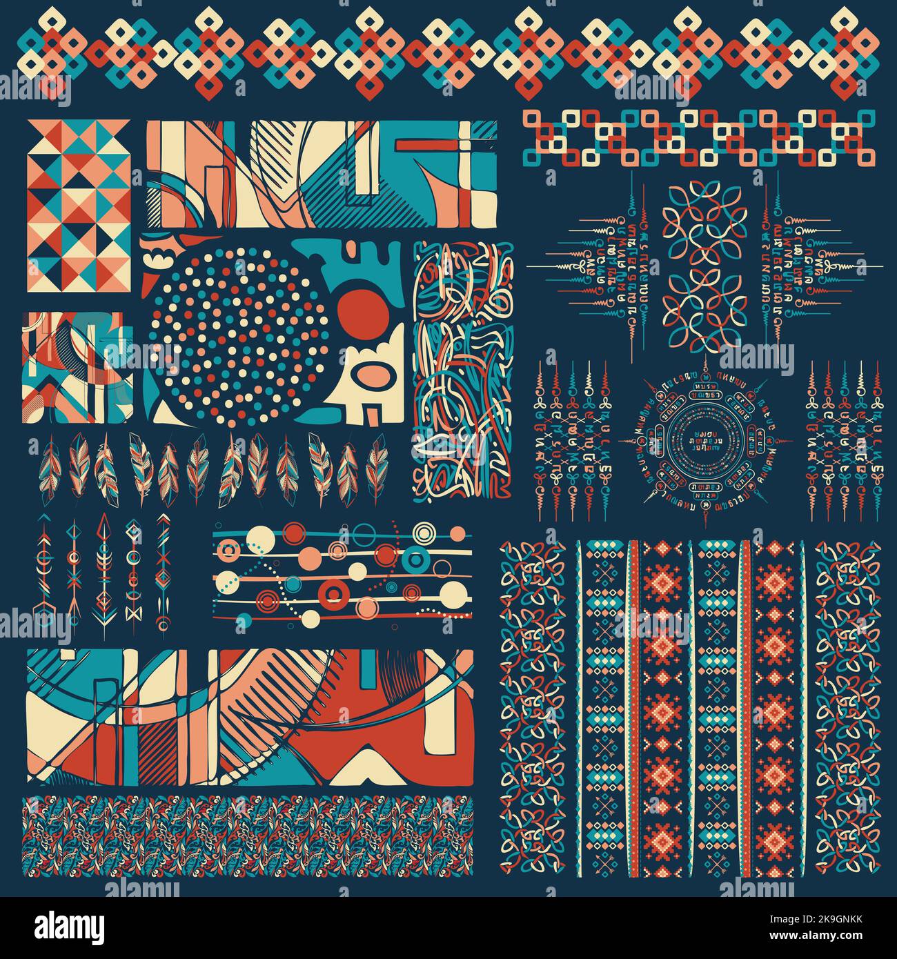 Abstract cool design elements set Stock Vector Image & Art - Alamy