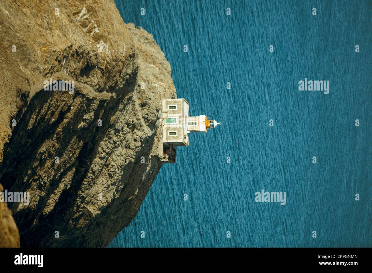 An aerial view of a lighthouse Stock Photo - Alamy