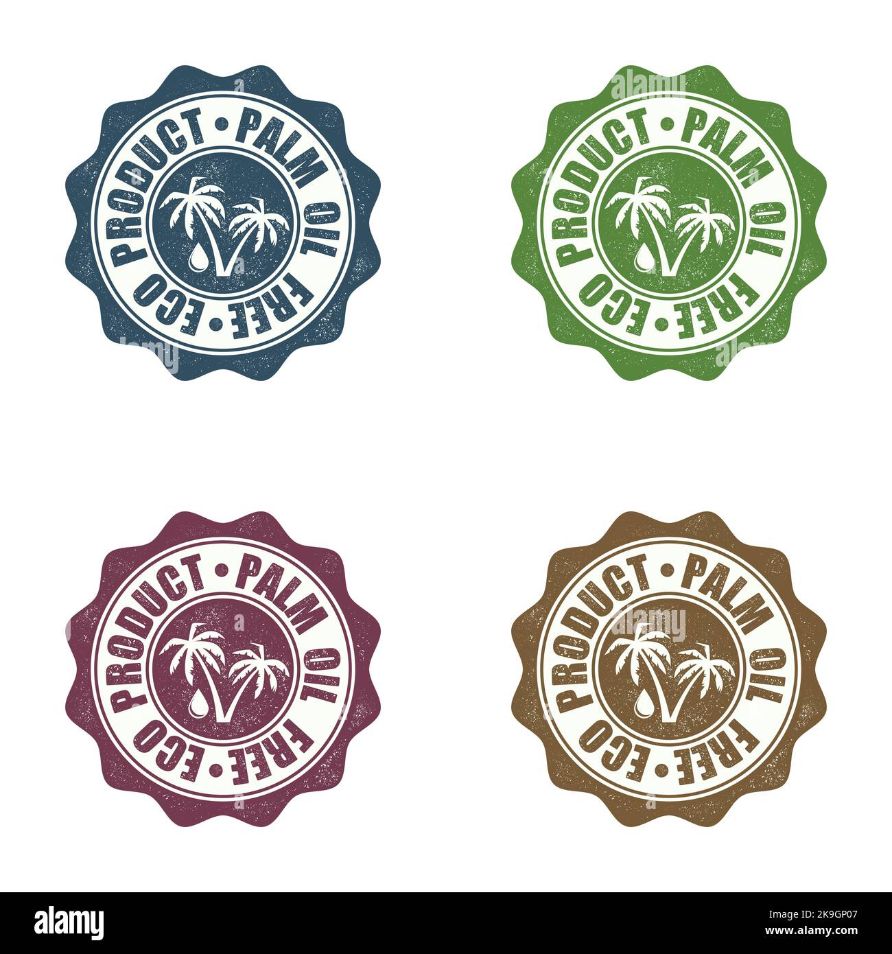 Palm oil free logo hi-res stock photography and images - Alamy