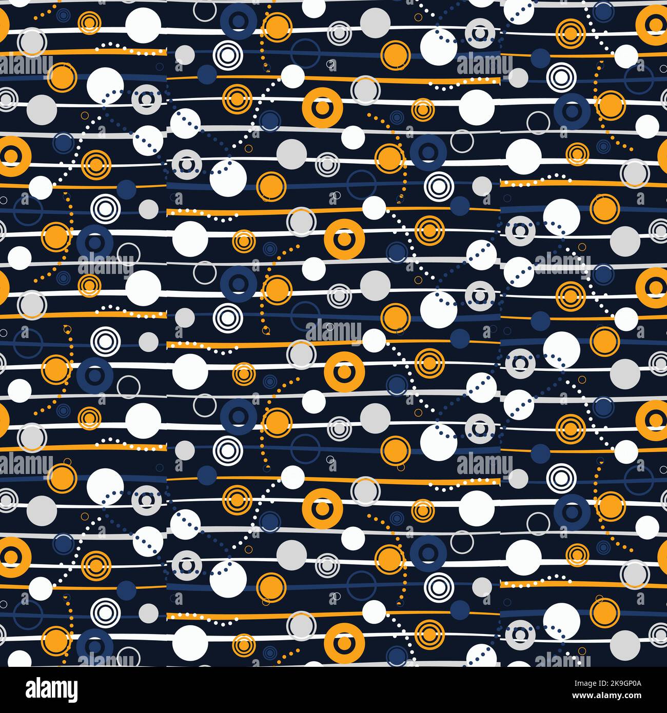 Abstract orange fantastic seamless design pattern Stock Vector Image ...