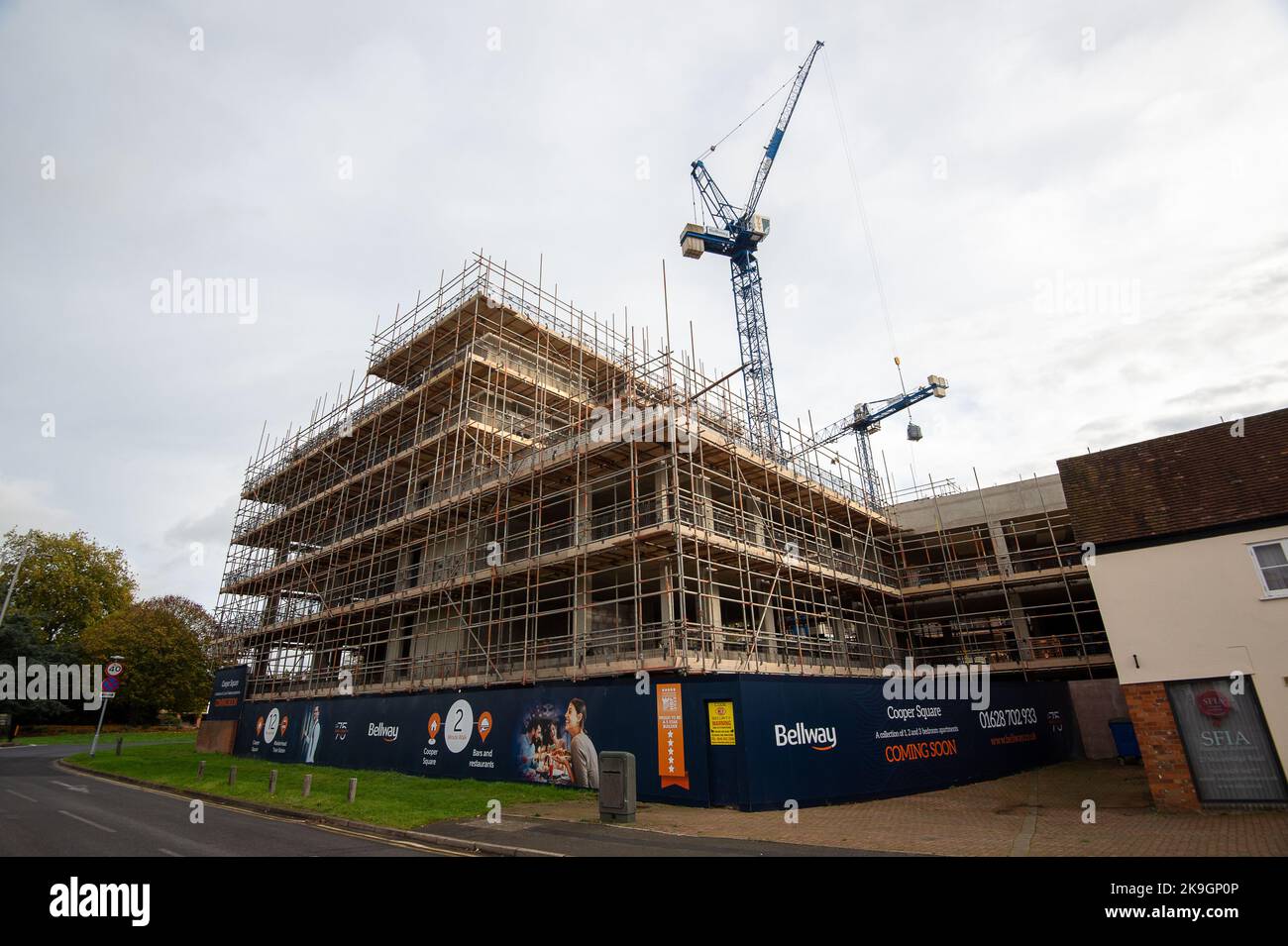 Maidenhead, Berkshire, UK. 28th October, 2022. The new Bellway Homes ...