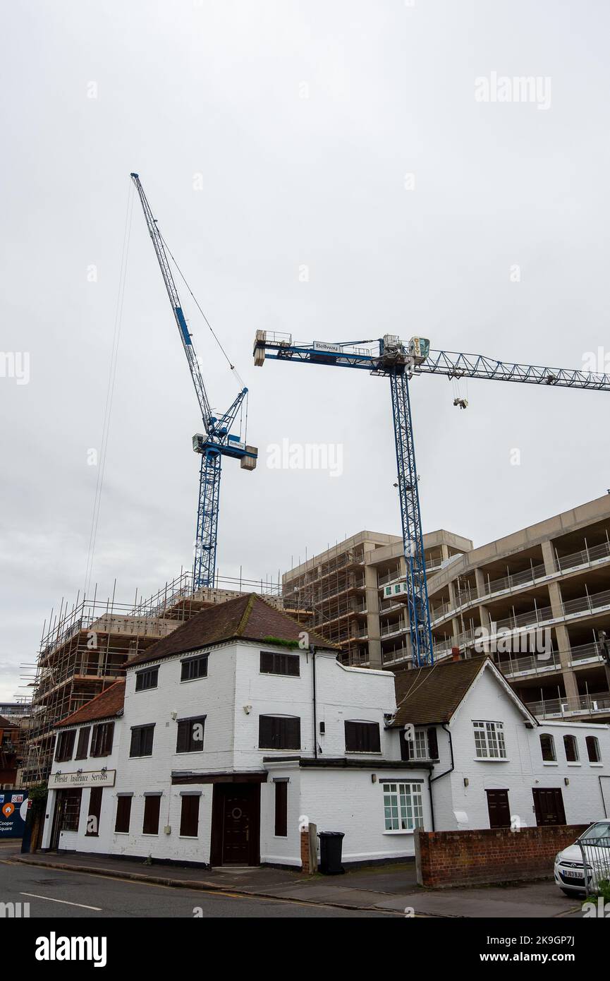 Flats crossrail construction uk hi-res stock photography and images - Alamy
