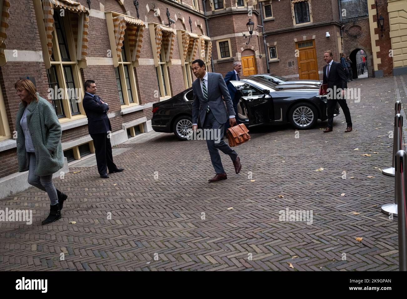 Netherlands, The Hague on 2022-09-22. Arrival of the cabinet at the ...