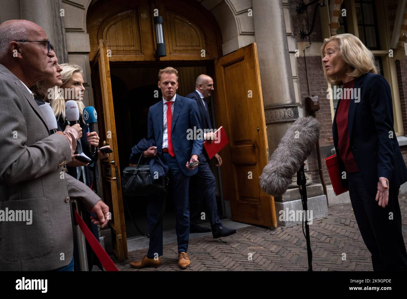 Netherlands, The Hague on 2022-09-22. Arrival of the cabinet at the ...