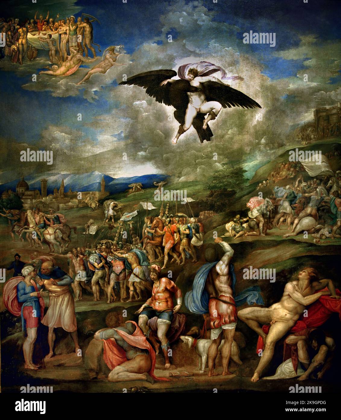 Battle of Montemurlo, 1537 Battista Franco said Semolei 1510-1561 ...