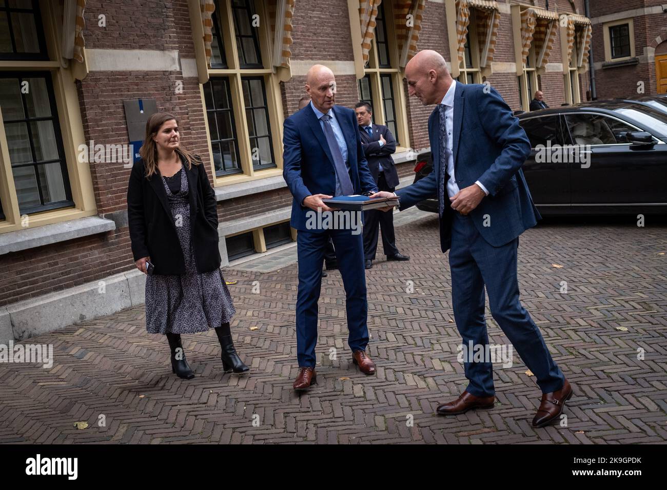 Netherlands, The Hague on 2022-09-22. Arrival of the cabinet at the ...